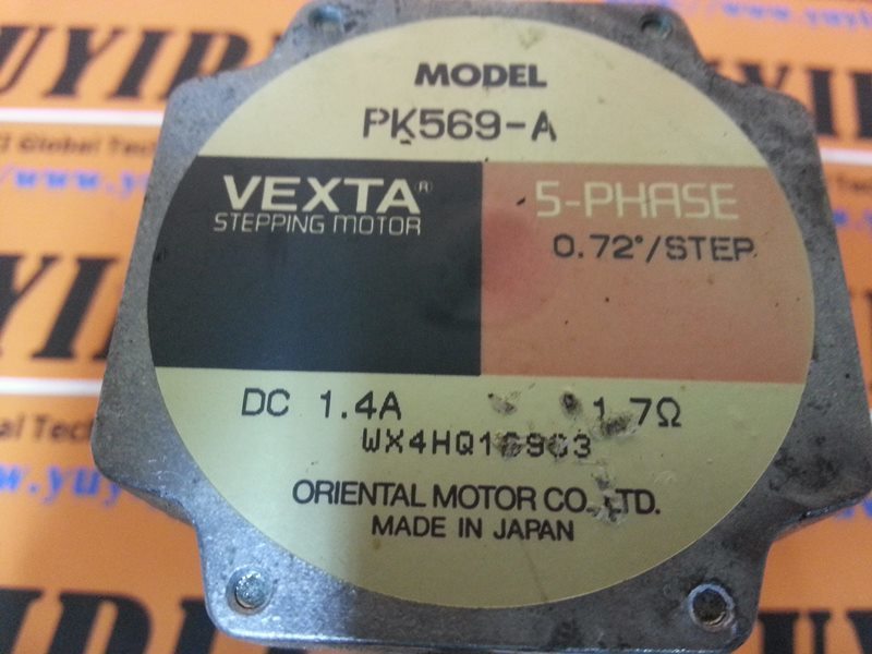 ORIENTAL PK569-A VEXTA 5-PHASE STEPPING MOTOR - PLC DCS SERVO Control MOTOR POWER SUPPLY IPC ROBOT